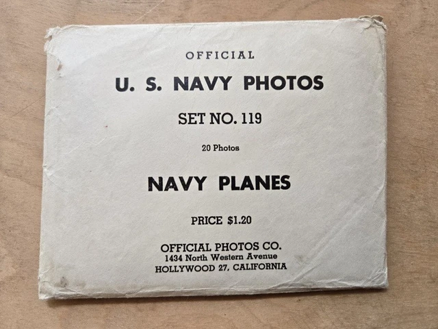 1940S WWII US Navy Official Photos Set #119 NAVY PLANES 20 Photos £86. ...