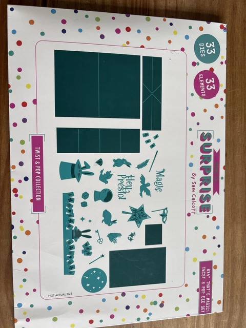 MADE TO SURPRISE Sam Calcott That’s Magic Twist & Pop Die & A5 Stamp ...