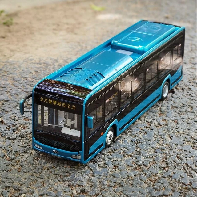1:42 GOLD DRAGON Light Smart City Bus XMQ6105AG modèle moulé sous ...