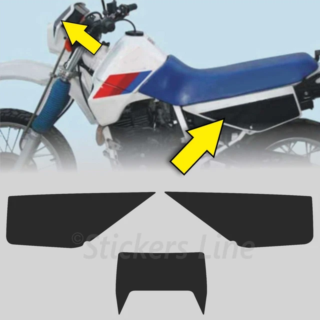 KIT AUTOCOLLANT TABLES Honda XL 600 RM 1986/90 Stickers Decal X Rumpf ...