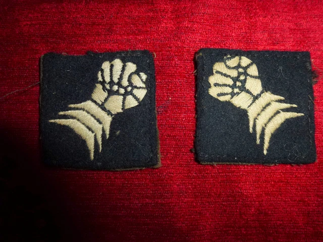 WW2 BRITISH ARMY 6th ARMOURED DIVISION FORMATION BADGES CLOTH INSIGNIA ...