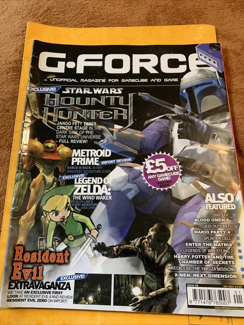 G-FORCE MAGAZINE ISSUE 9 Zelda Metroid Nintendo Very Rare Gforce Retro ...