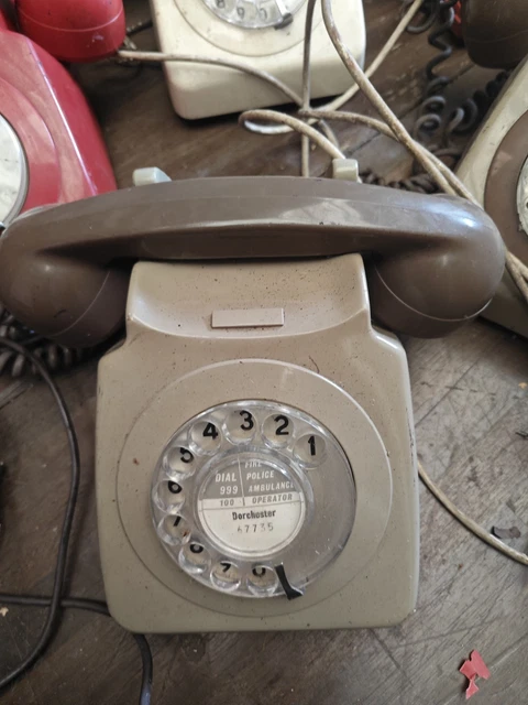 RETRO ROTARY DIAL Phones X 5 £52.68 - PicClick UK