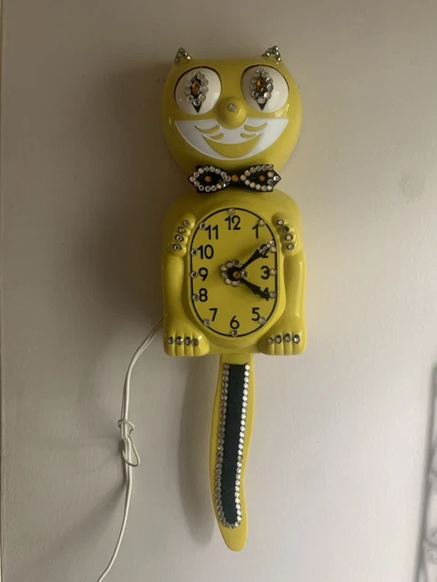 Vintage Cat Clock FOR SALE! - PicClick UK