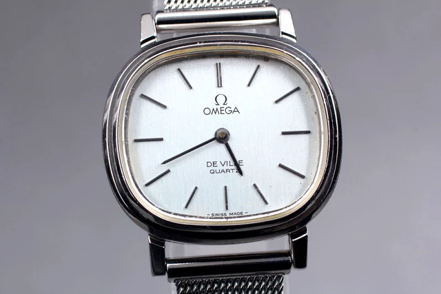 [PRESQUE COMME NEUF] Vintage Omega De Ville Cal.1350 Argent Quartz ...