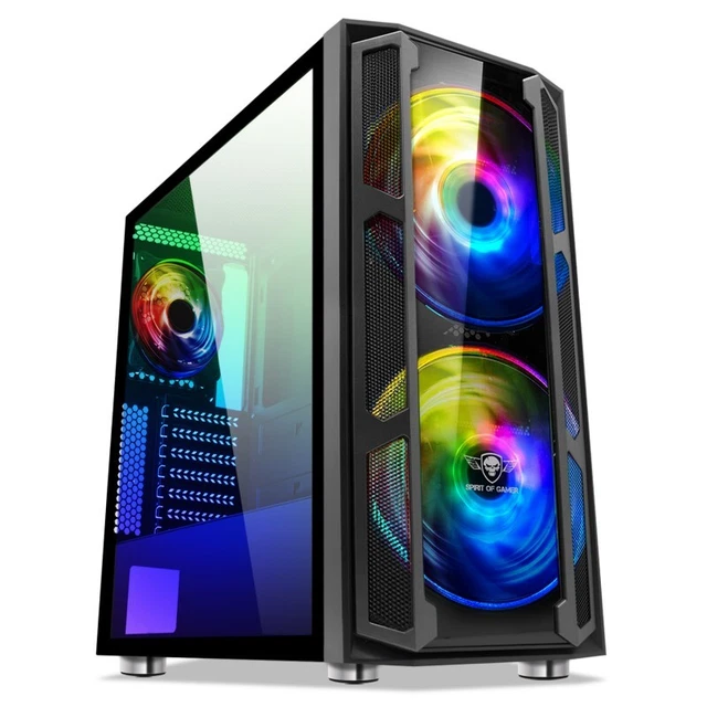 SPIRIT OF GAMER - Boitier PC Gamer RGB, Moyen Tour Gaming Vide, Pour ...