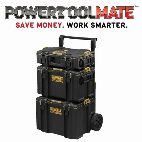 DEWALT DWST83526-1 TOUGHSYSTEM 2.0 Rolling Stackable Tool Box Tower ...