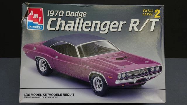AMT 1970 DODGE Challenger Started - 1/25 Scale Model Kit Collection Lot ...