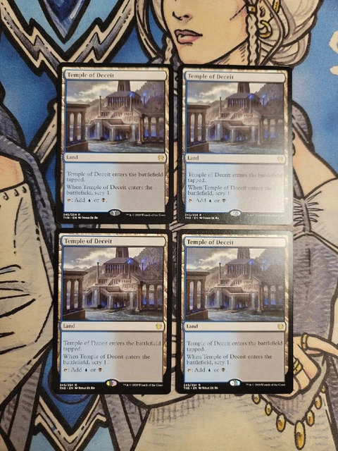 4X TEMPLE OF Deceit - Neuf dans sa boîte Theros : Beyond Death THB MTG Magic EUR 2,45 - PicClick FR