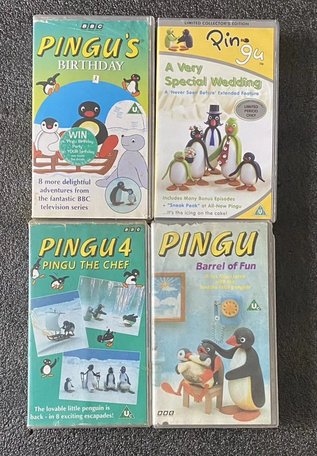 PINGU VINTAGE VHS Video Bundle X 4 Various Titles £34.99 - PicClick UK