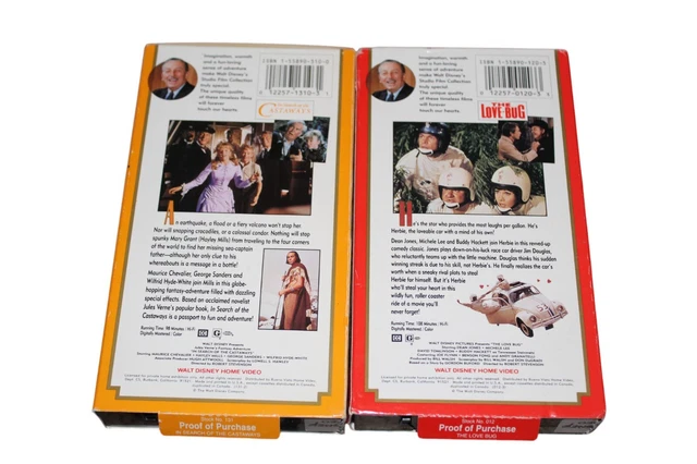 VINTAGE WALT DISNEY'S Studio Film Collection VHS Lot Of 2 £11.73 ...