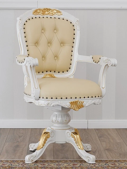 ARMCHAIR SUSAN DECAPE Baroque Style Ministerial Presidential Swivel ...