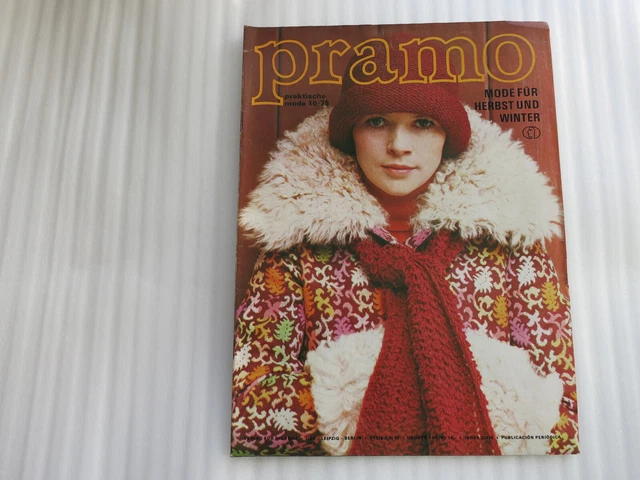 DDR PRAMO PRAKTISCHE Mode + Schnittmuster 10/1975 Herbst Winter Mode ...