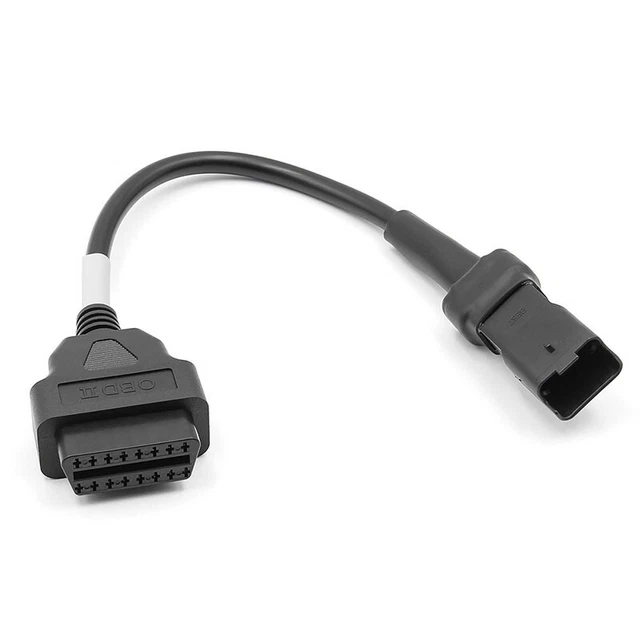 OBD MOTORRAD KABEL für 4 Poliges Stecker Kabel Diagnose Kabel 4 Pin zu ...