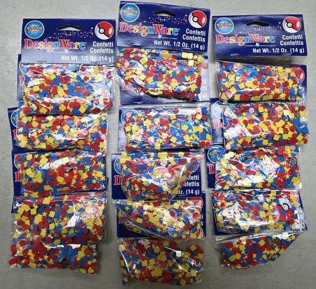 (15 PACK) BRAND New Designware Pokemon Confetti Party Decoration $23.00 ...