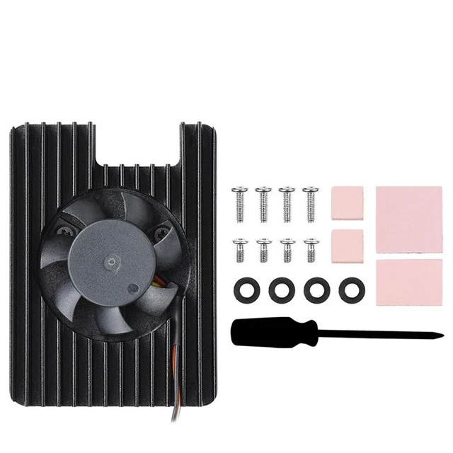 12V 1.6W 8000RPM Heatsink Cooler Cooling Fan For Raspberry Pi Compute ...