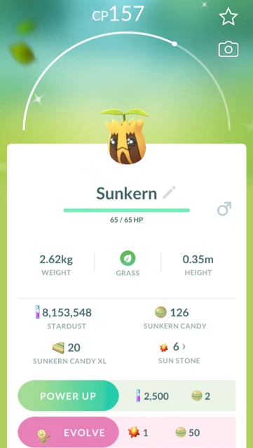 🌟POKEMON GO - Shiny Sunkern *Registered/Ultra Friends*🌟 $6.00 - PicClick CA