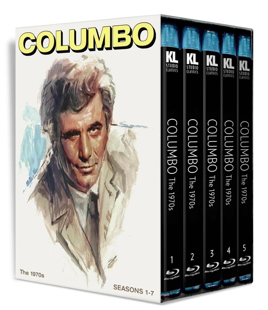 COLUMBO: THE 1970S (Seasons 1-7) (Blu-ray) Peter Falk Gene Barry Jack ...