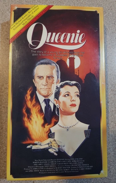 QUEENIE (1987) VHS - Mia Sara, Kirk Douglas - TV Mini Series - Starmaker SEALED £9.16 - PicClick UK
