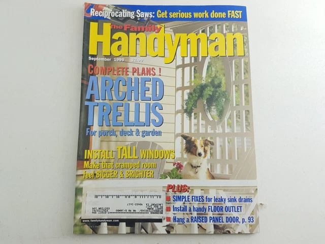 THE FAMILY HANDYMAN Magazine September 1999 £12.43 - PicClick UK
