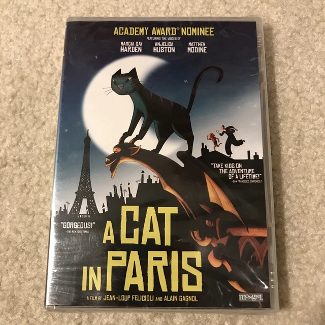 A CAT IN Paris Movie DVD Animation Academy Award Nominee 2010 NEW $10. ...