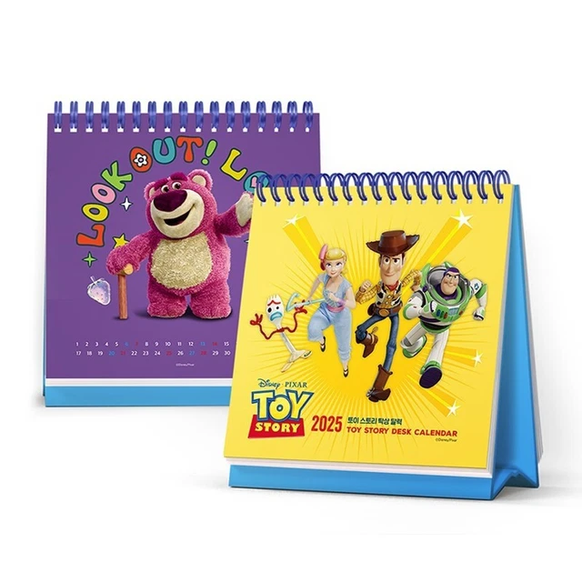 2025 DISNEY TOY Story Woody Buzz Korean Desk Calendar Room Decoration ...