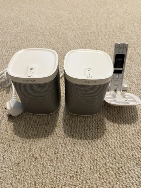 SONOS PLAY:1 SMART Wireless Speakers - White (Pair) £42.30 - PicClick UK