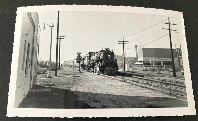1961 REAL PHOTO Grand Trunk Railway Railroad Train Locomotive Steam ...