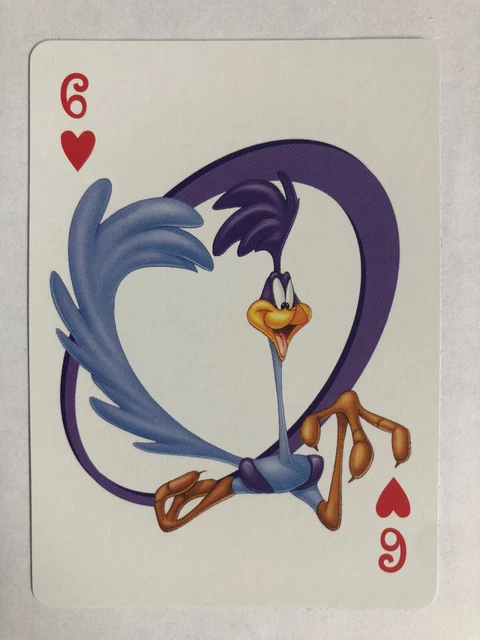 ROAD RUNNER BIRD Swap Playing Card Warner Looney Tunes Kids Cartoon ...