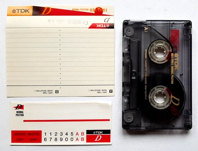 MC TDK D 46 D46 Vintage Compact Audio Tape Cassette Used C £1.50 ...