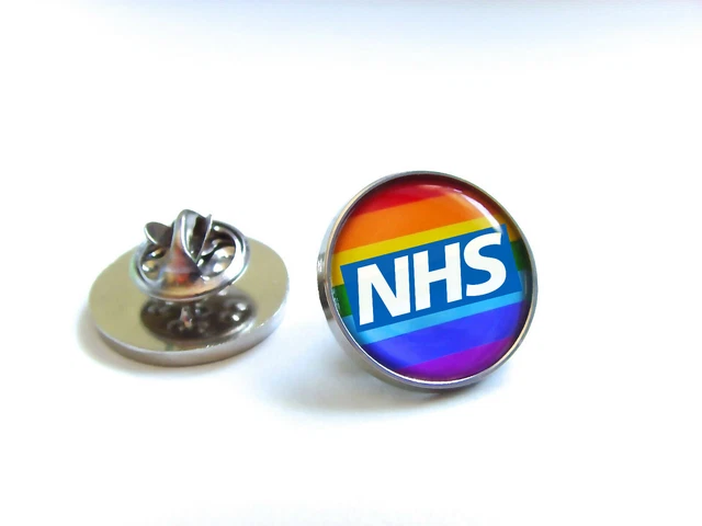 NHS RAINBOW PRIDE Paramedic Nurse Doctor Ambulance Medic Porter Lapel ...