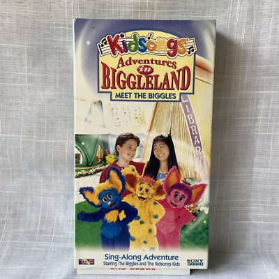 KIDSONGS ADVENTURES IN Biggleland Meet The Biggles VHS Sony Wonder TAP ...