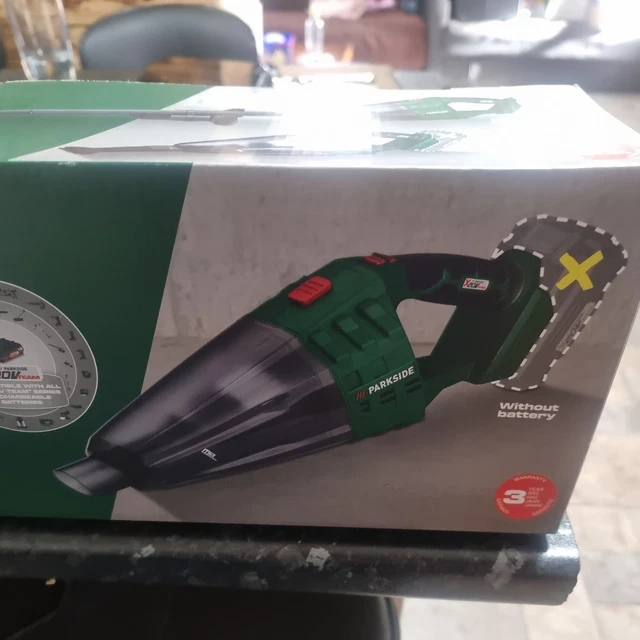 PARKSIDE 20V CORDLESS Hand-Held Vacuum Cleaner - Latest 2025 Model £26. ...