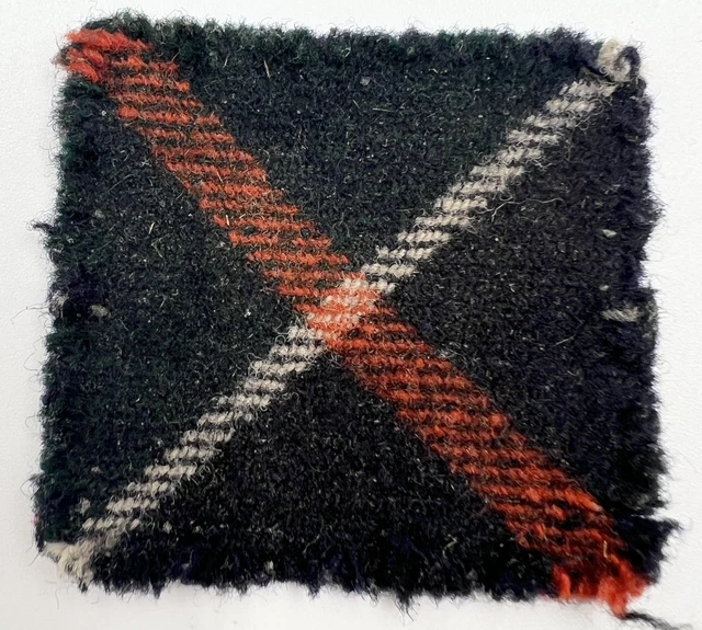 GENUINE WW2 KOSB King’s Own Scottish Borderers Tartan Formation Sign £ ...