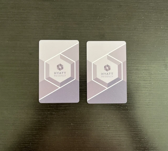 LOT OF 2 HYATT REGENCY Hotel Room Key Cards Purple $2.90 - PicClick