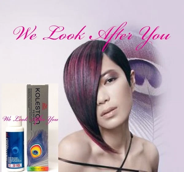 WELLA KOLESTON PERFECT SPECIAL MIX Permanent Hair Colour + DEVELOPER ...