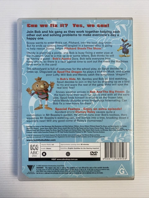 BOB THE BUILDER - Pilchard Steals The Show (DVD 2003) VGC Region 4 $9. ...