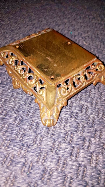 ANCIEN PETIT SOCLE En Bronze Pour Statue/ Pendule EUR 19,00 - PicClick FR