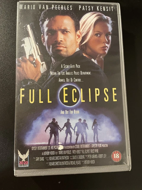 FULL ECLIPSE (VHS) 1993 Big Box, Mario Van Peebles, Patsy Kensit, Sci ...
