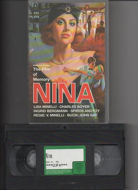 LISA MINELLI Ingrid Bergmann The Film of Memory NINA VHS Rarität EUR 19 ...