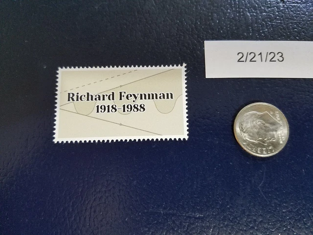 RICHARD FEYNMAN AMERICAN theoretical physicist 2018 Republique Du Congo ...