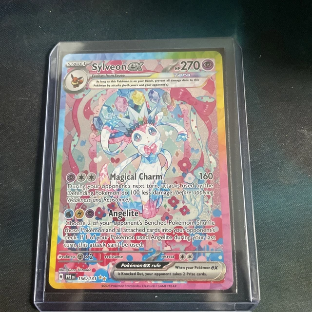 SYLVEON EX 156/131 Special Illustration Rare Prismatic Evolutions ...