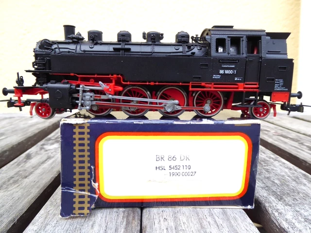 PIKO H0 DAMPFLOK Tenderlok BR 86 1800-1 der DR Epoche 4 sehr gut erhalten in OVP EUR 69,99 ...