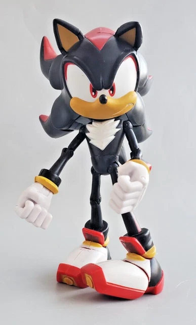 SHADOW SONIC THE Hedgehog 7inch Super Poser Articulated SEGA Jazwares ...