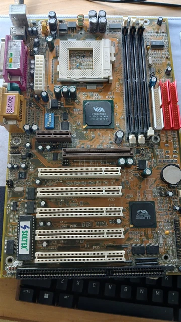 SOLTEK SL65-KV2 SOCKET 370 Intel Motherboard, ISA, AGP and PCI With I/O Shield £68.32 - PicClick UK