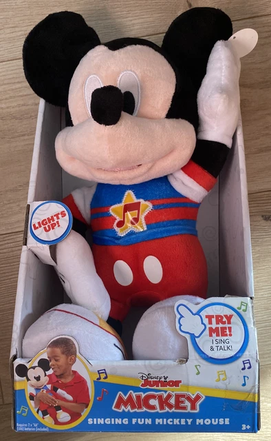 DISNEY JUNIOR MICKEY Mouse Funhouse Singing Fun Mickey Mouse Plush £12. ...