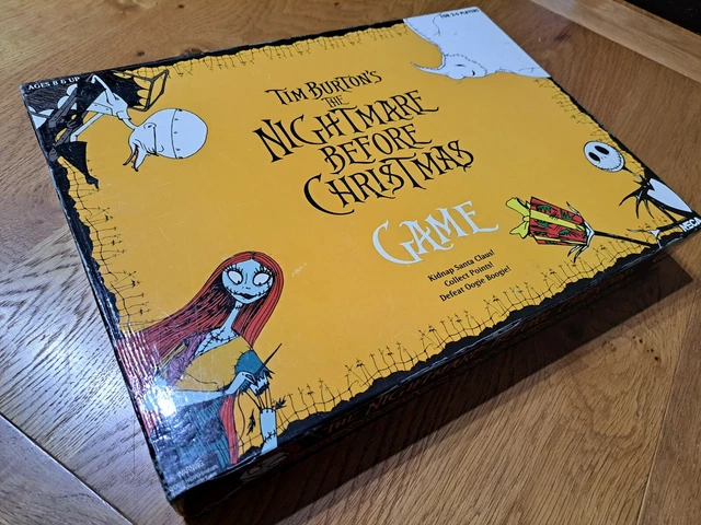 TIM BURTONS THE Nightmare Before Christmas Board Game Complete Neca £20 ...