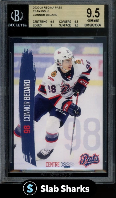 2020 REGINA PATS Team Issue Connor Bedard Bgs 9,5 Xrc (366) EUR 176,52 ...