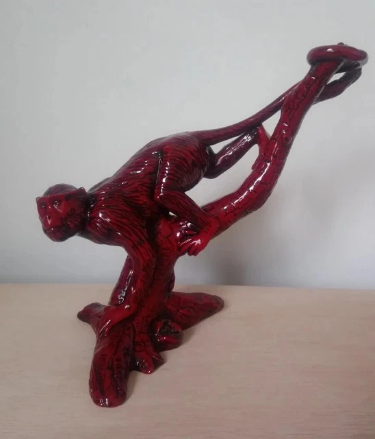 ROYAL DOULTON FLAMBÉ SUZHOU MONKEY Limited Edition No.115 £175.00 ...
