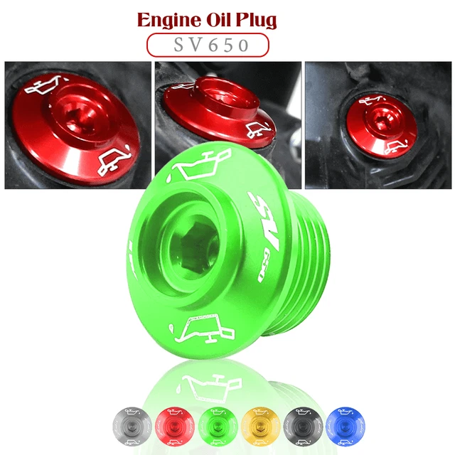 ENGINE OIL FILTER Cap Plug Filler Cover Screw Nut for Suzuki SV650 /X ...